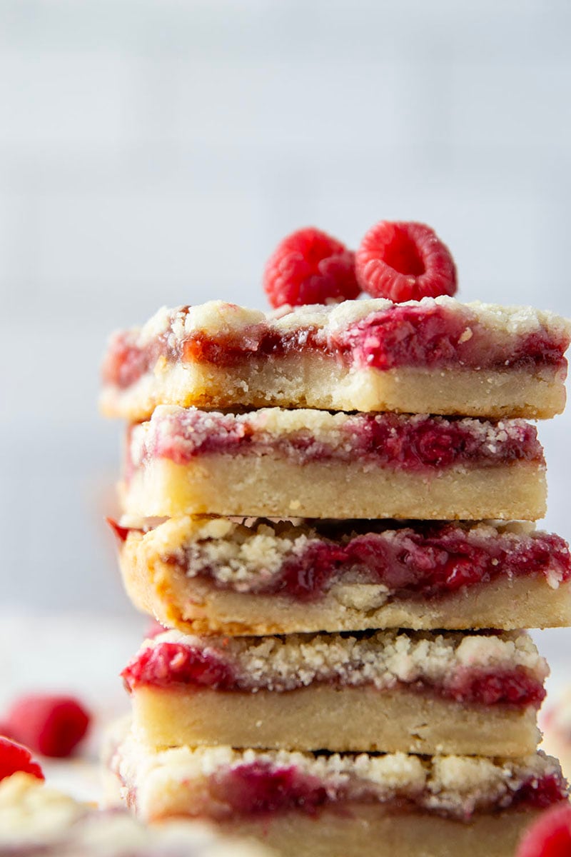Raspberry Bars Recipe Pan