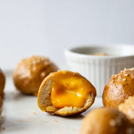 Cheese Stuffed Pretzel Bites