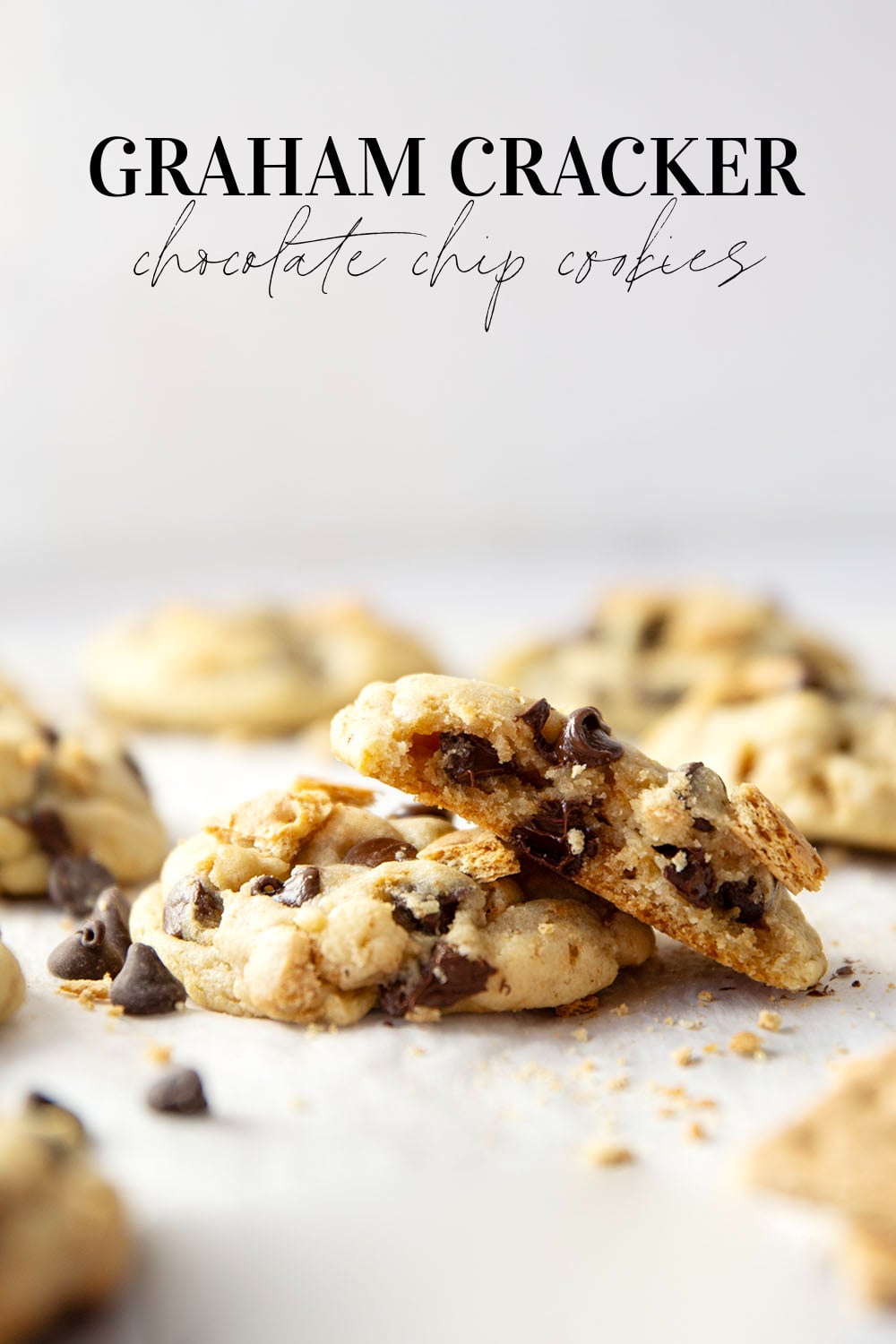 Graham Cracker Chocolate Chip Cookies