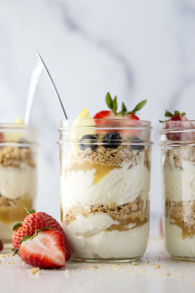 No-Bake Lemon Cheesecake Parfaits