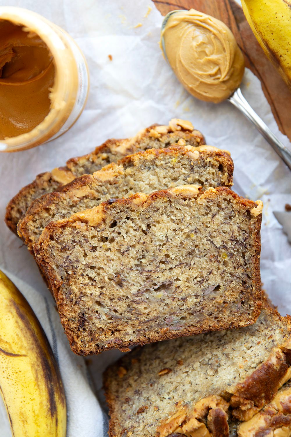 Peanut Butter Banana Bread