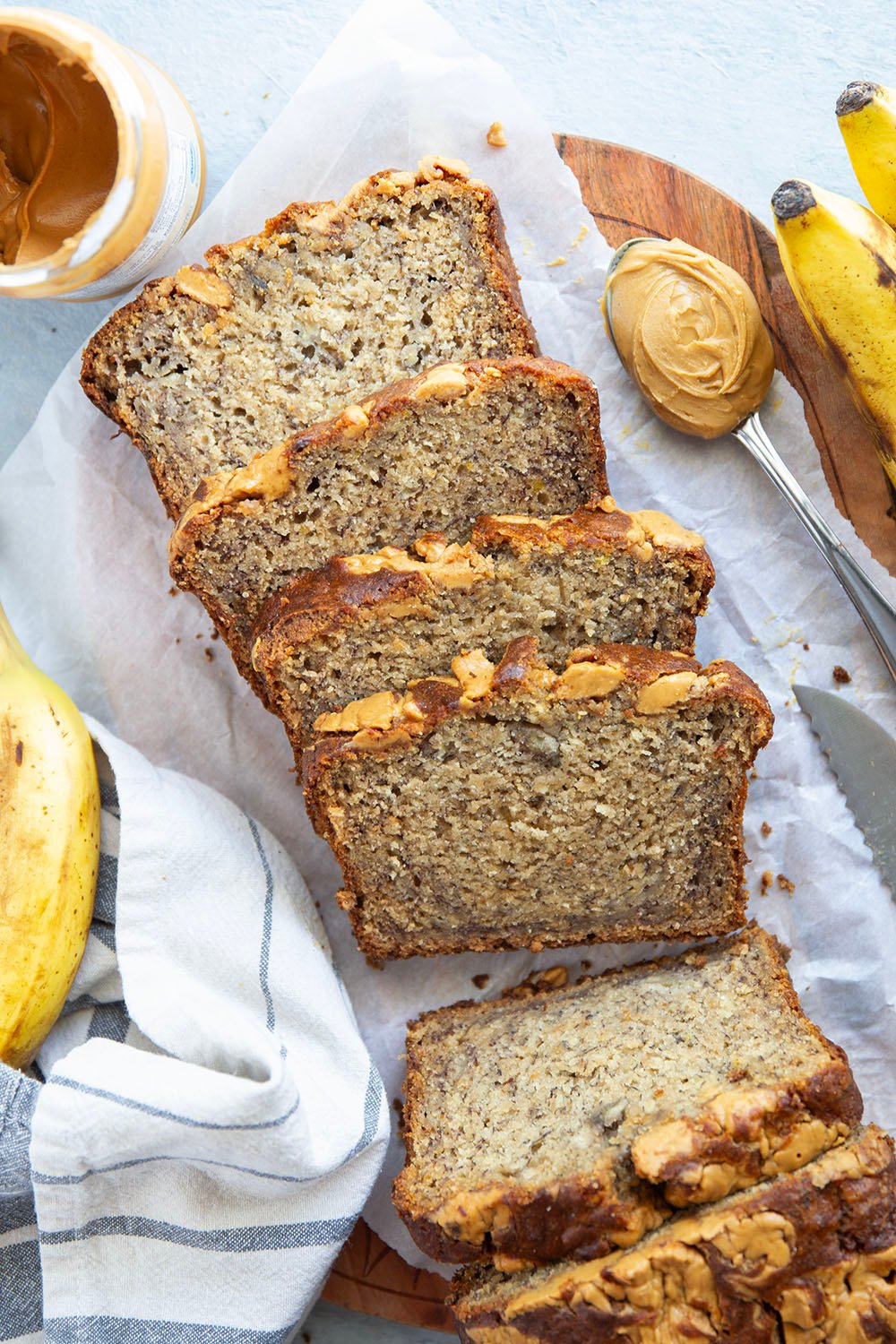 Peanut Butter Banana Bread