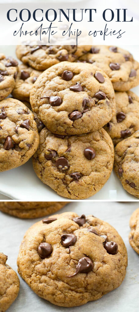 Coconut Oil Chocolate Chip Cookies