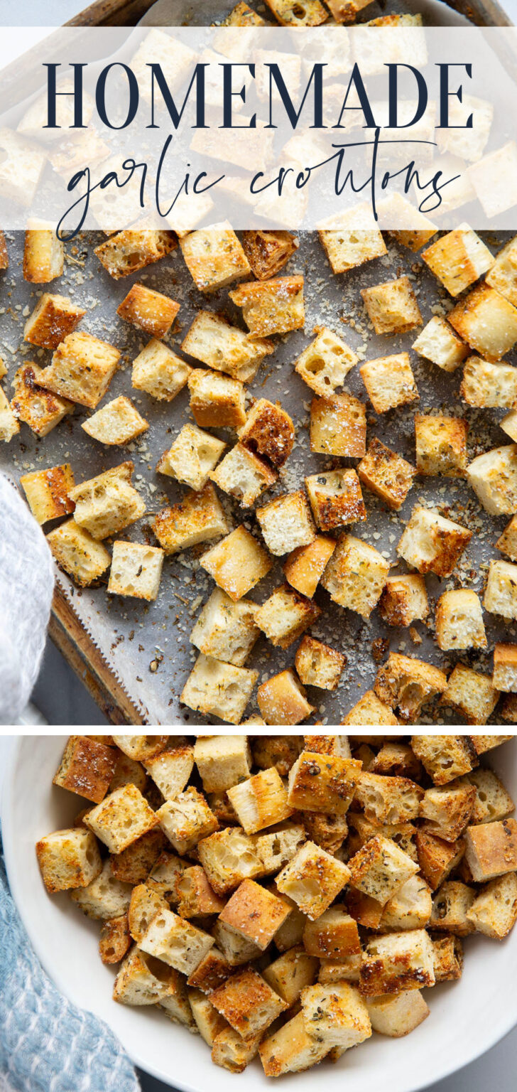 Homemade Garlic Croutons