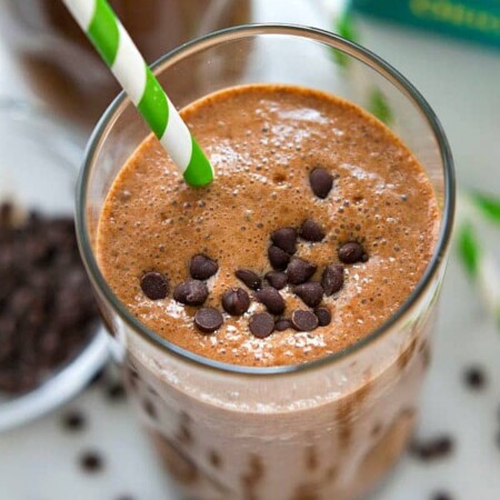 Cafè Mocha Breakfast Smoothie - Whole and Heavenly Oven