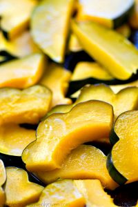 Maple Citrus Glazed Roasted Acorn Squash