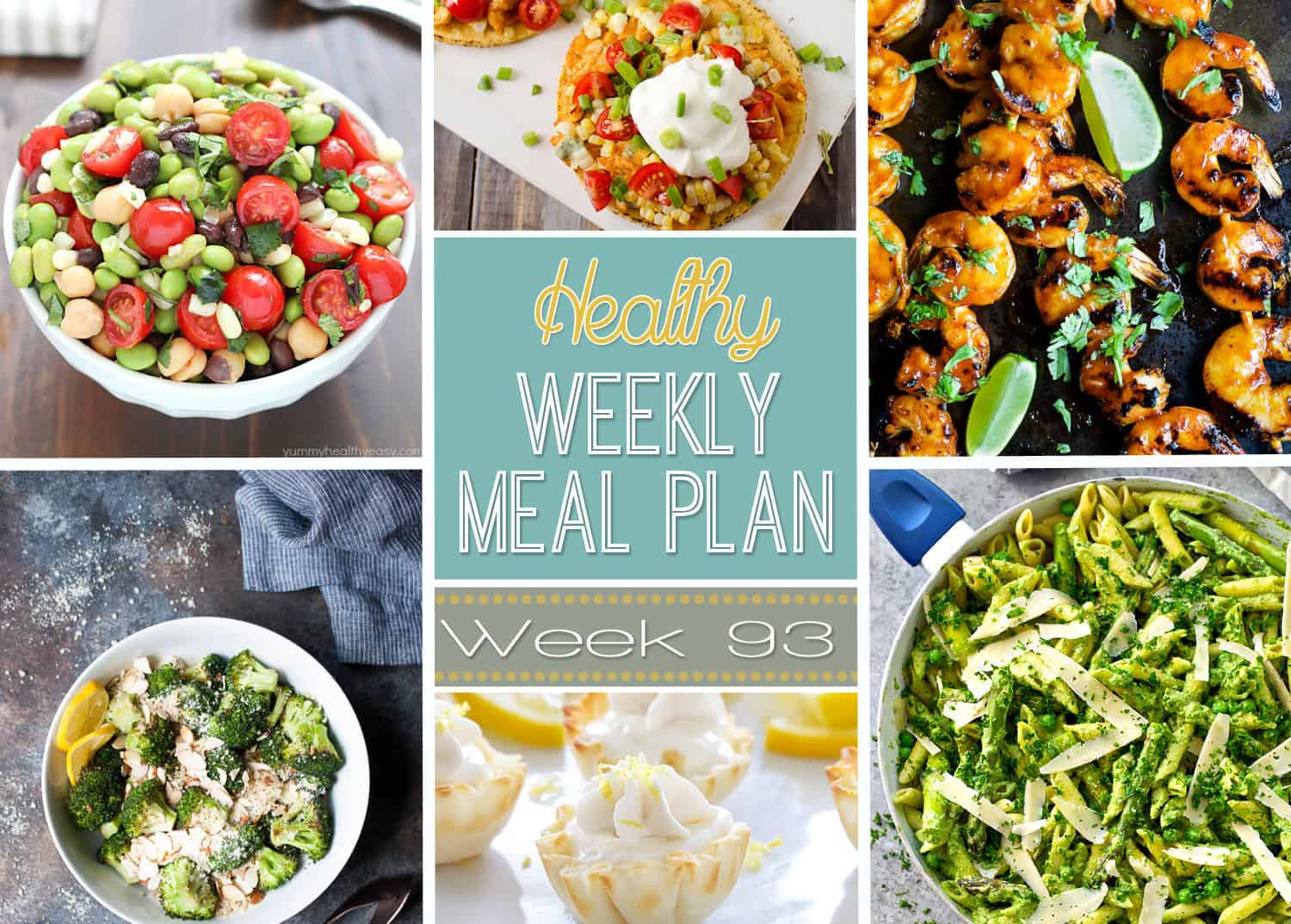 Healthy Weekly Meal Plan Week 93