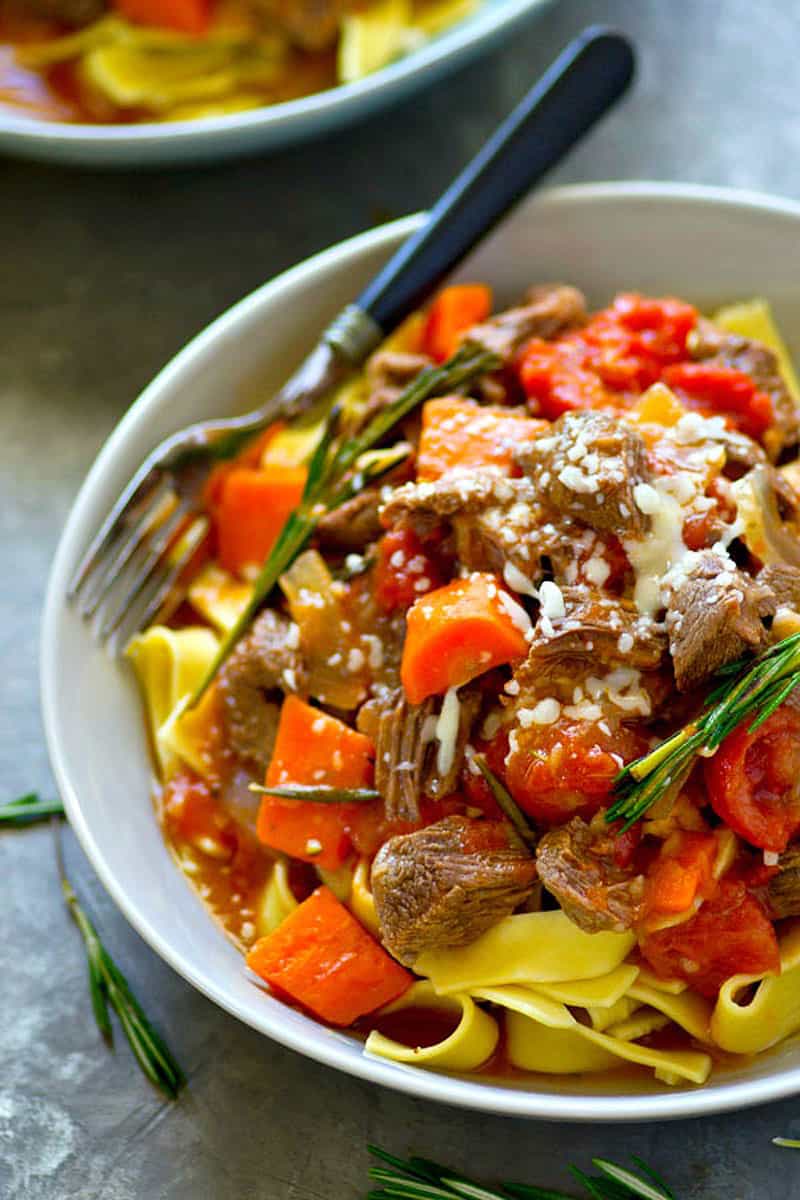 Instant Pot Red Wine Beef Ragu