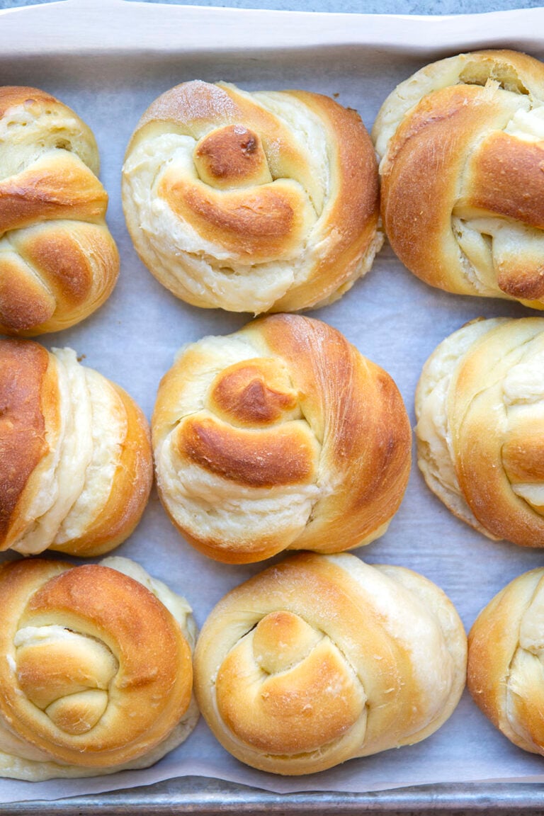 Cream Cheese Morning Buns with Coffee Glaze