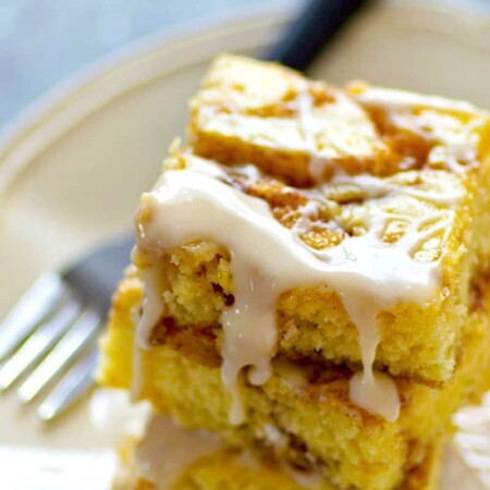 Cinnamon Roll Swirl Sheet Cake