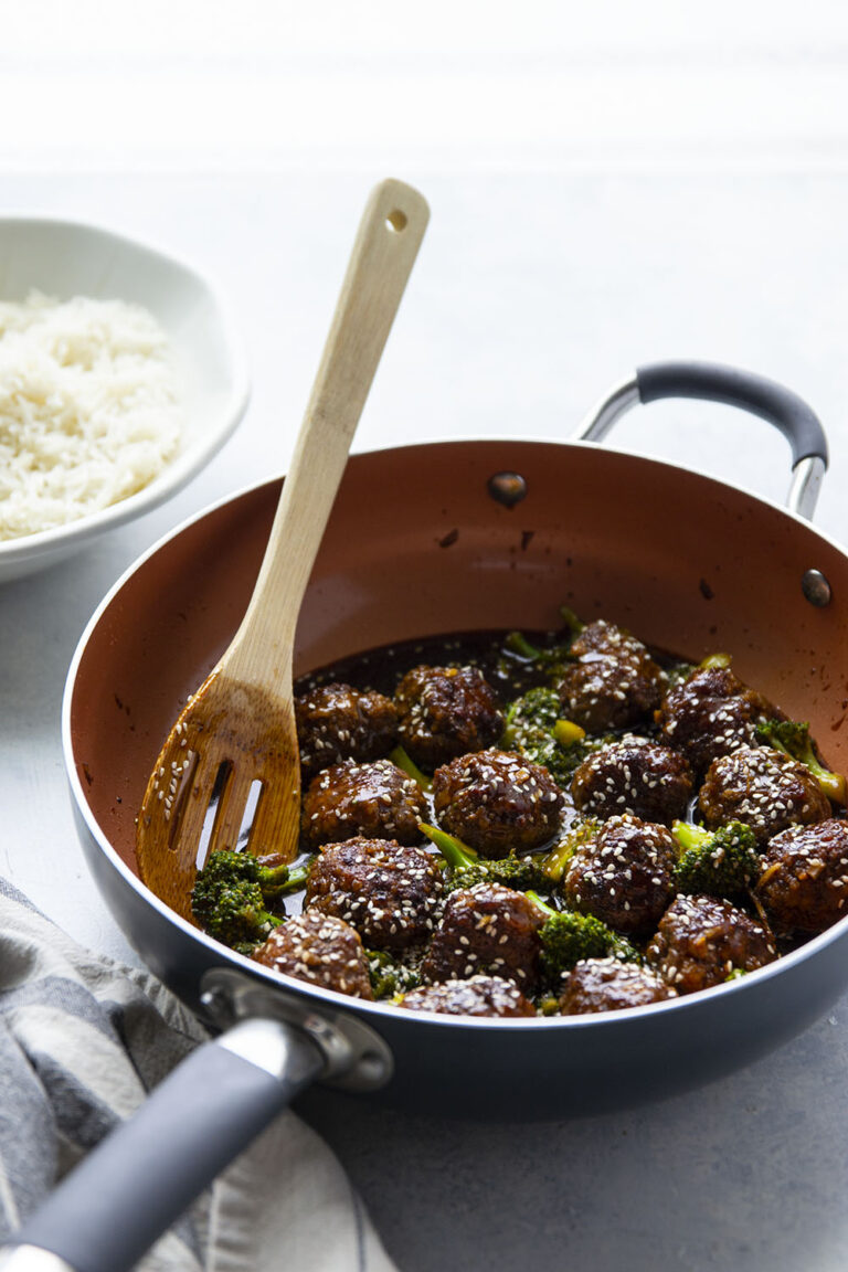 Beef and Broccoli Meatballs - Whole and Heavenly Oven
