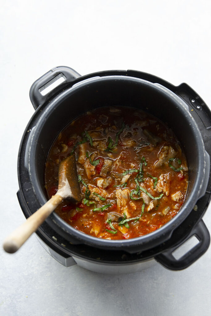 Instant Pot Chicken Cacciatore