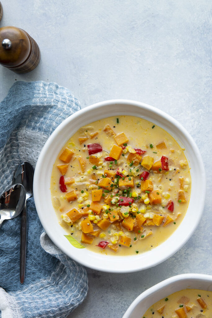 Sweet Potato Corn Chowder