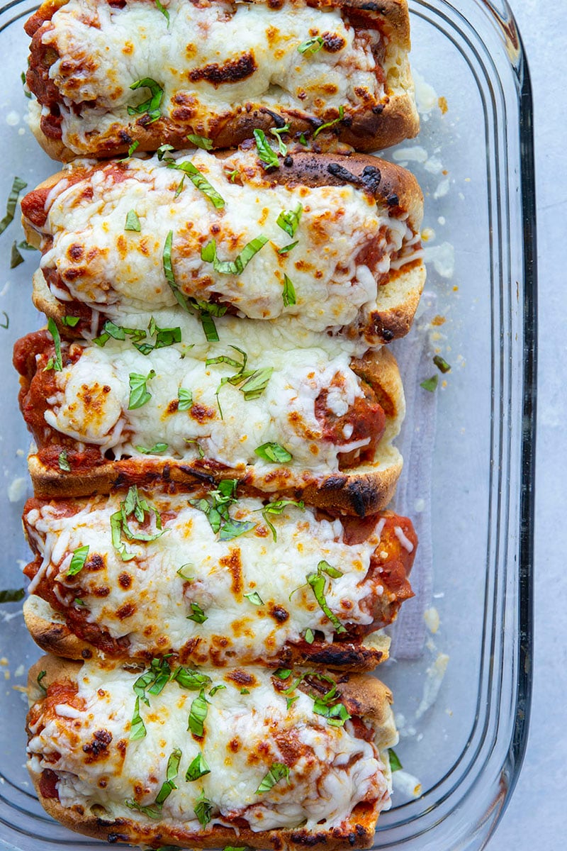 Baked Meatball Marinara Subs