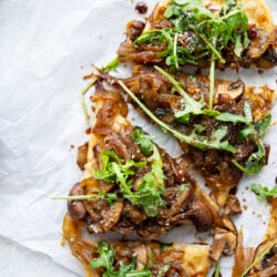Caramelized Onion Mushroom Flatbread