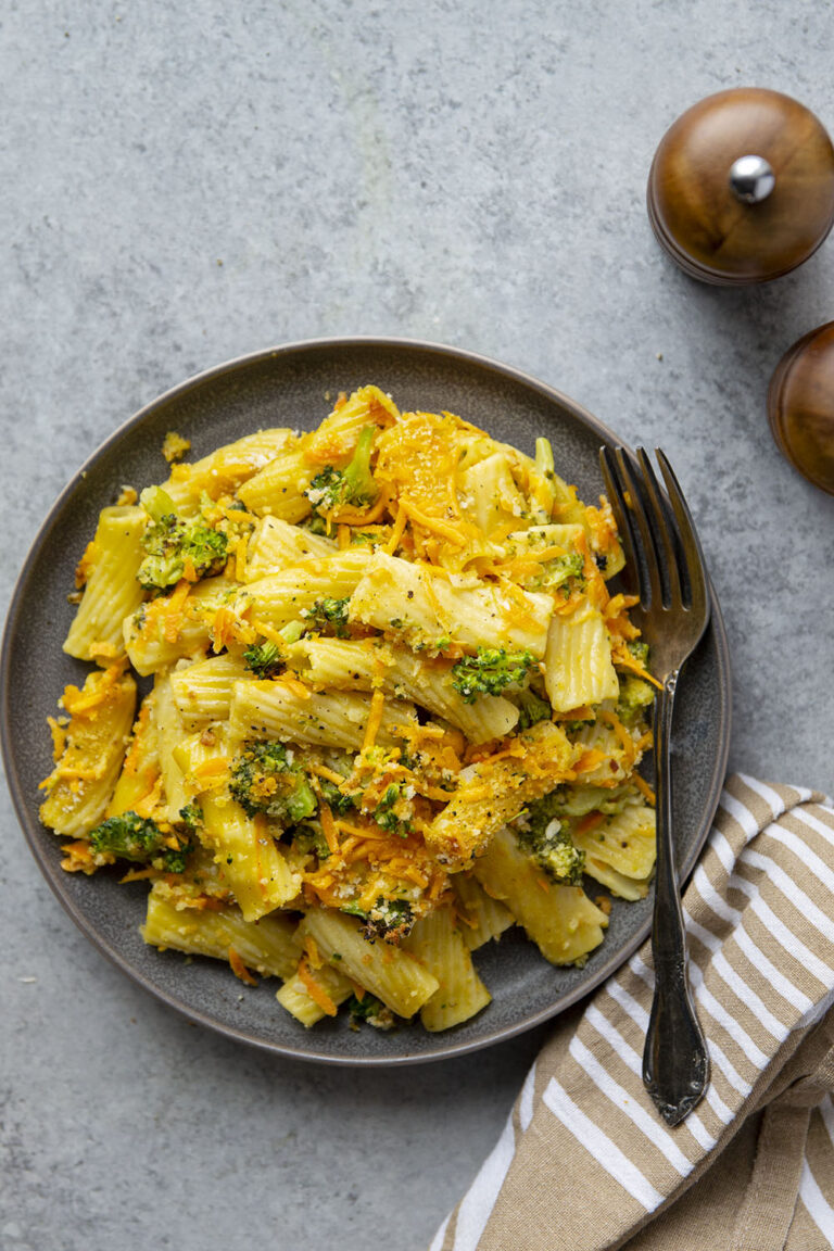 Broccoli Cheddar Pasta Bake