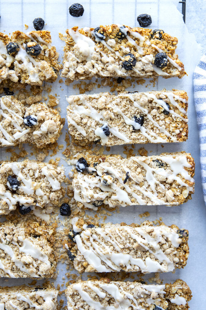 Blueberry Muffin Granola Bars