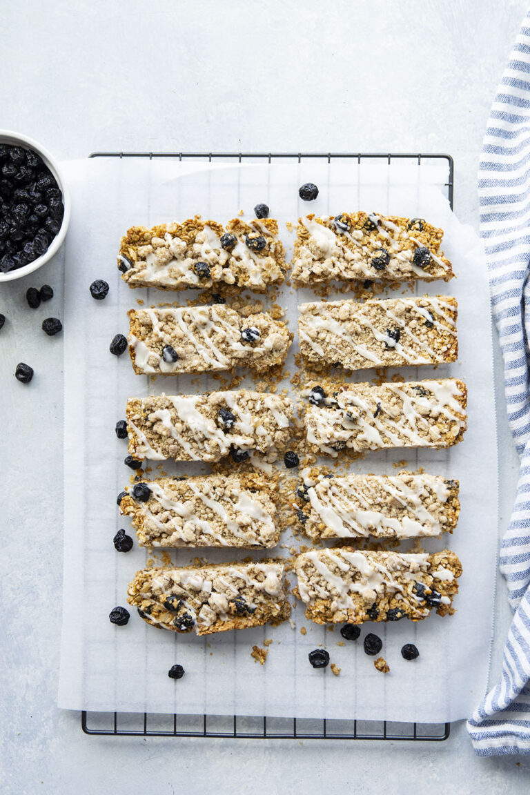 Blueberry Muffin Granola Bars