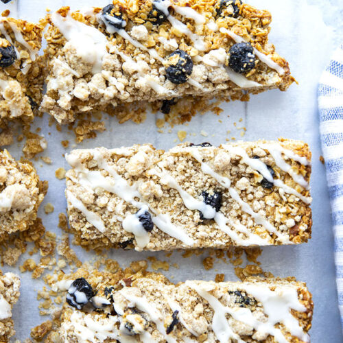 Blueberry Muffin Granola Bars