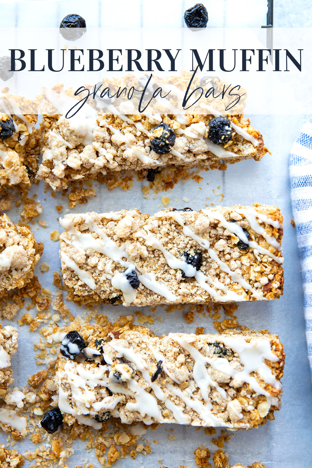 Blueberry Muffin Granola Bars