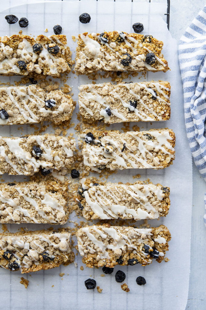 Blueberry Muffin Granola Bars