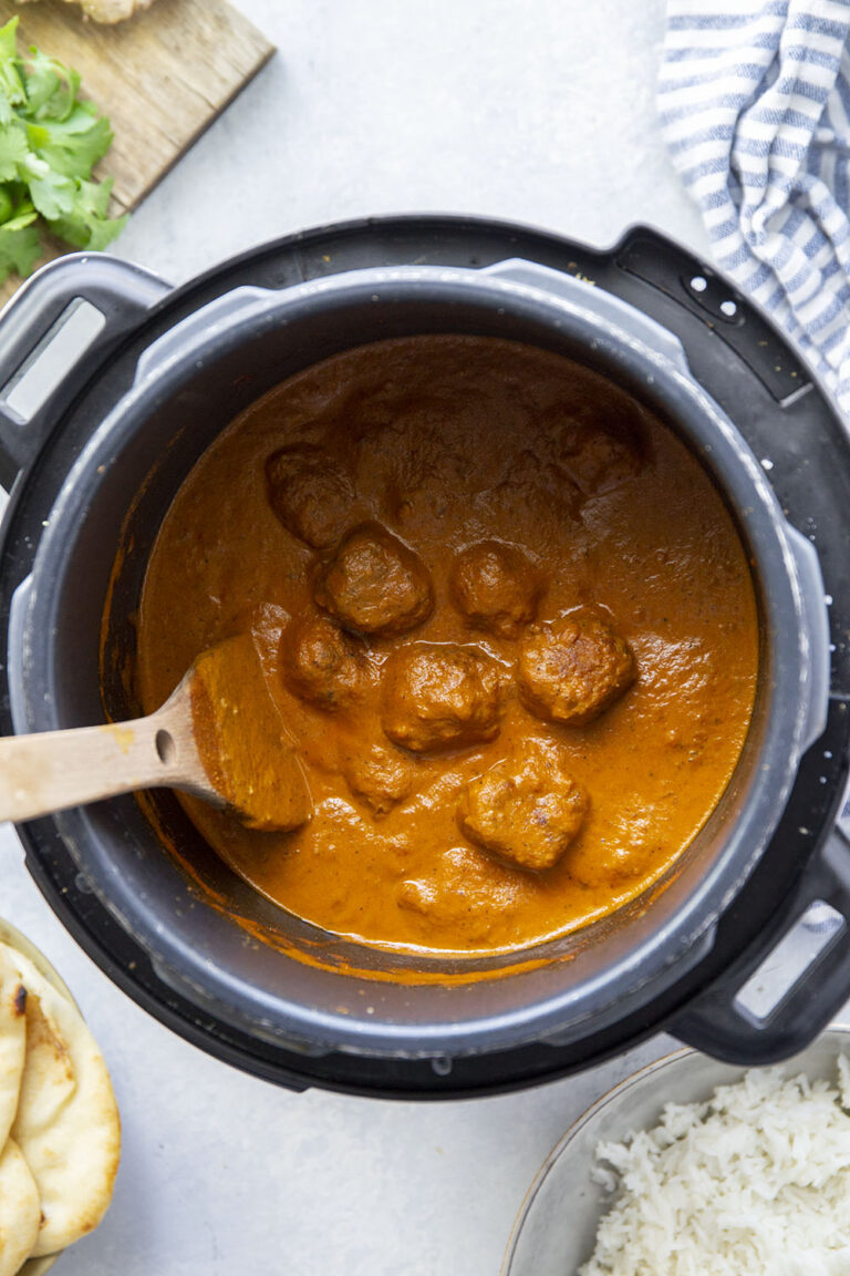 Instant Pot Butter Chicken Meatballs