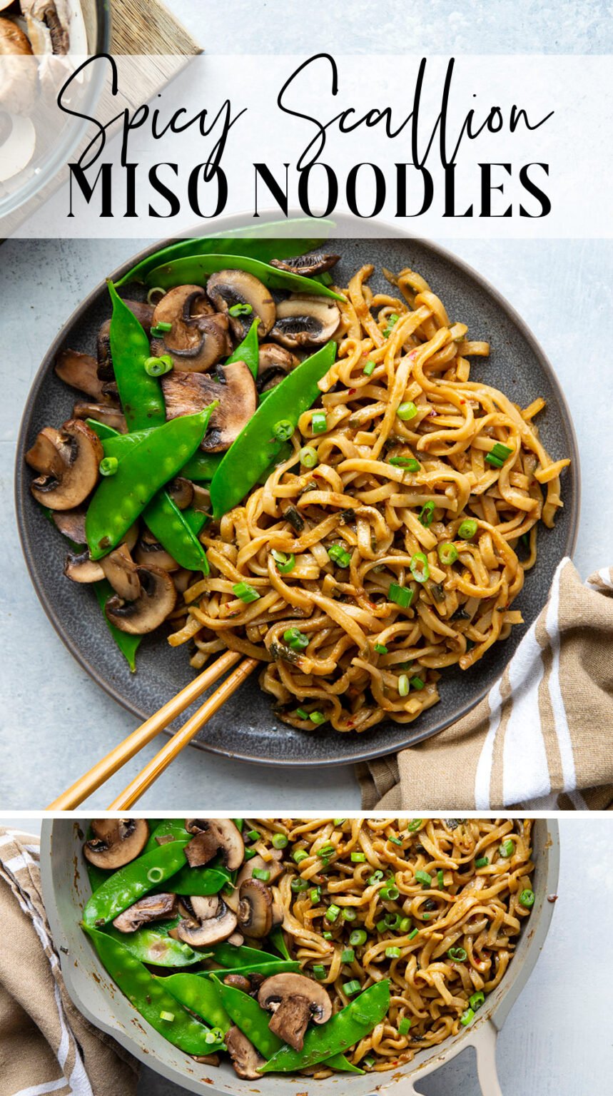 Spicy Scallion Miso Noodles