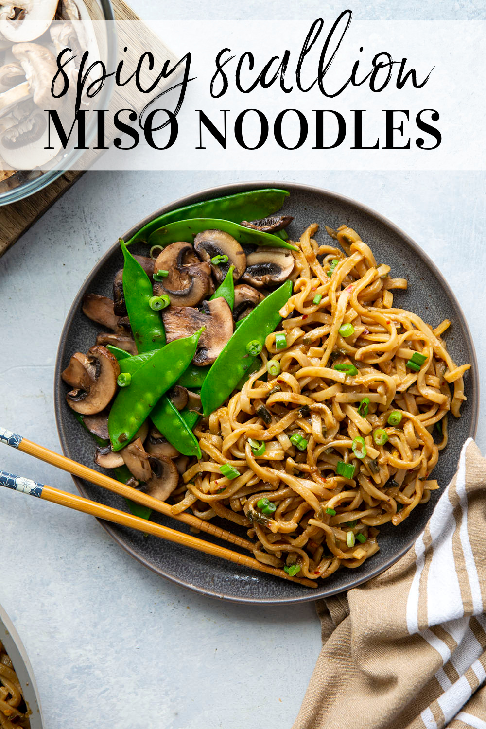 Spicy Scallion Miso Noodles