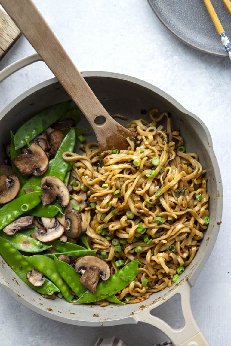 Spicy Scallion Miso Noodles
