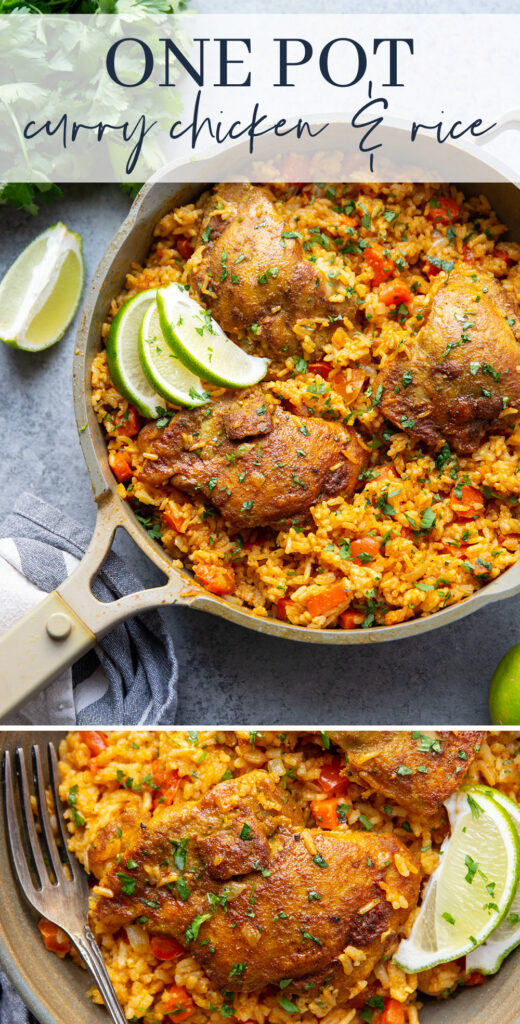 One Pot Curry Chicken and Rice