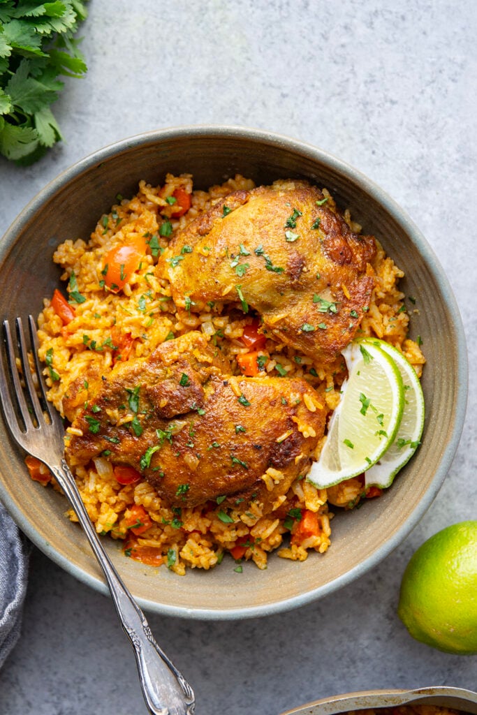 One Pot Curry Chicken and Rice