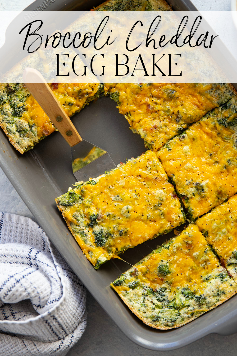Cheddar Broccoli Egg Bake