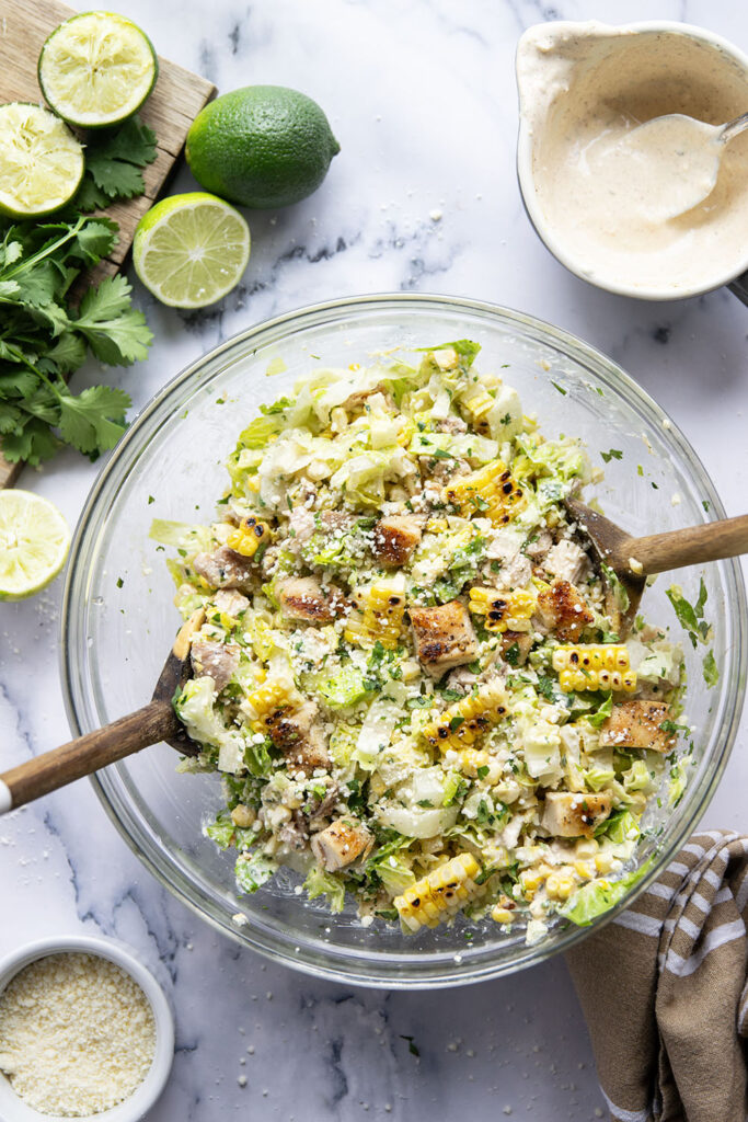 Mexican Street Corn Chopped Salad