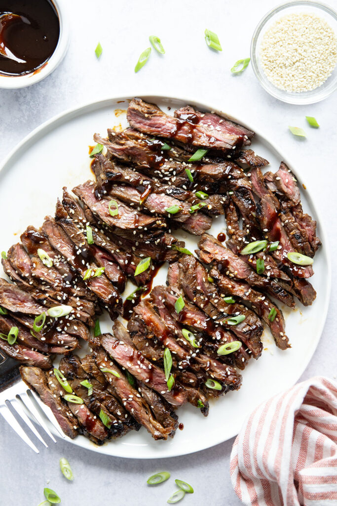 Grilled Gochujang Skirt Steak
