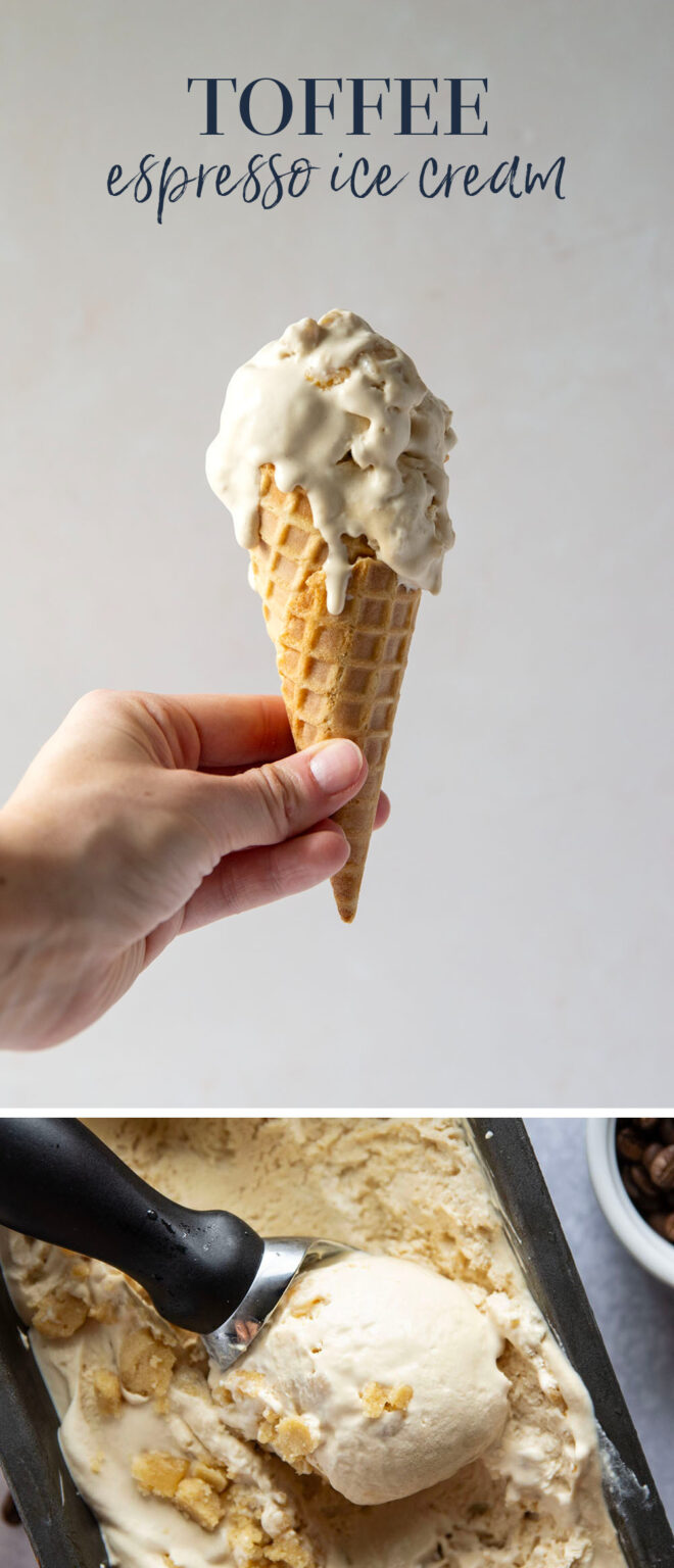 Toffee Espresso Ice Cream