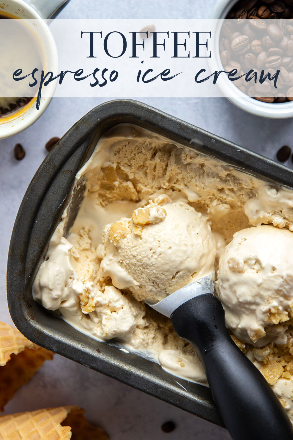 Toffee Espresso Ice Cream