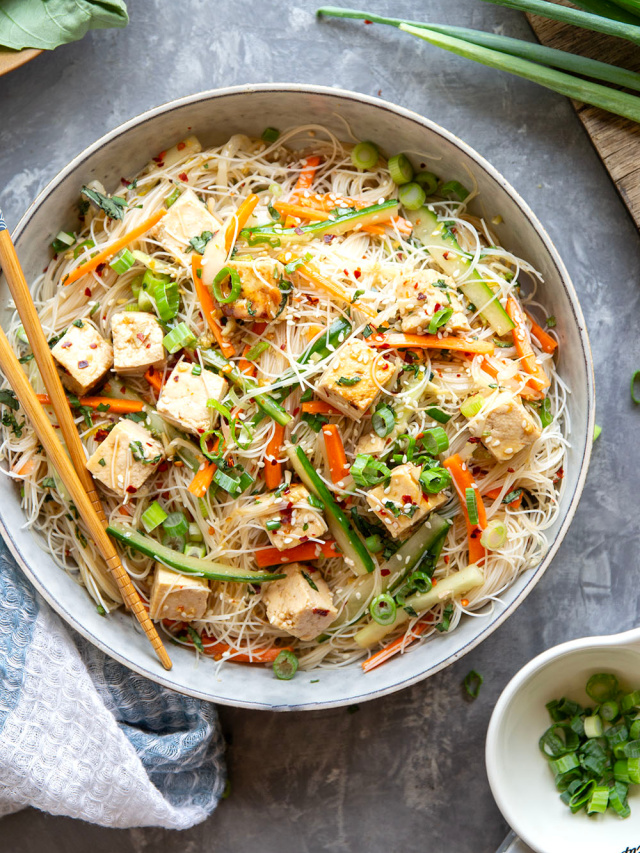 Vermicelli Noodle Salad - Whole and Heavenly Oven