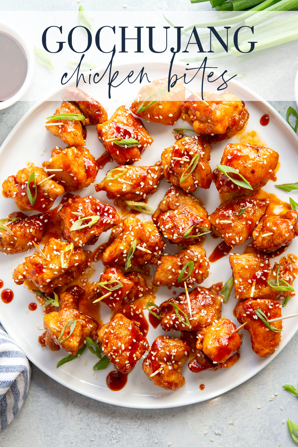 Sticky Gochujang Chicken Bites
