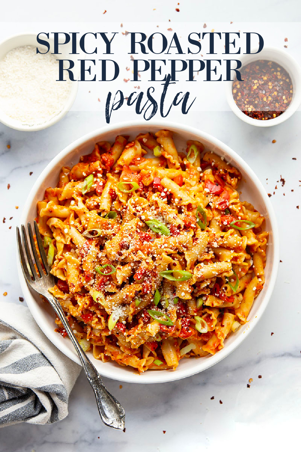 Spicy Roasted Red Pepper Pasta