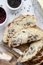 No-Knead Cranberry Wild Rice Bread