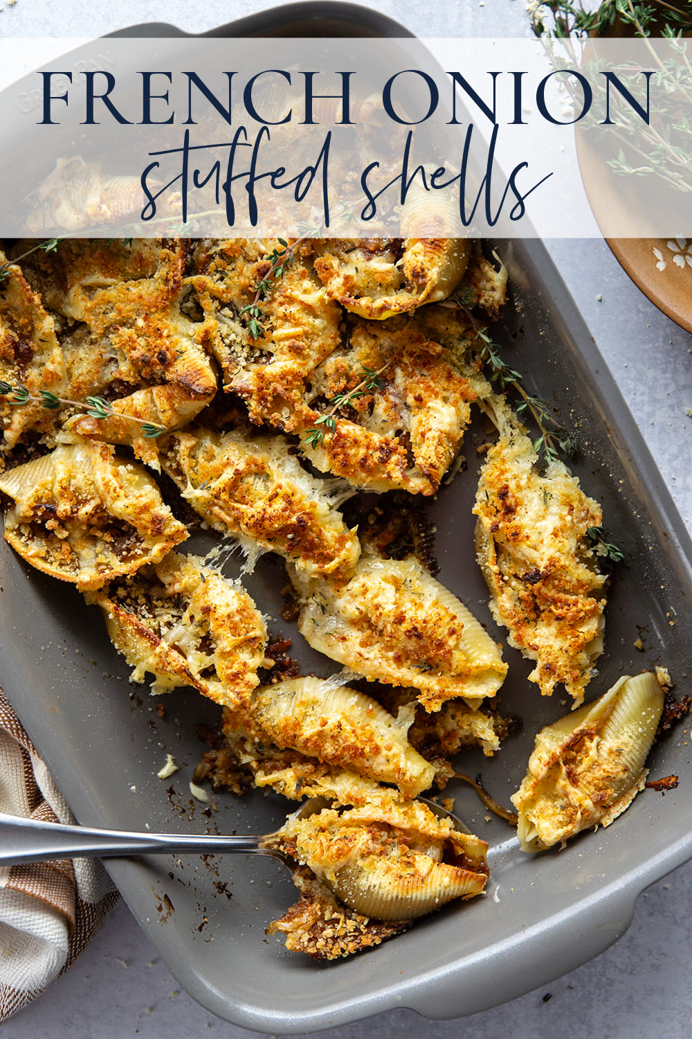French Onion Stuffed Shells