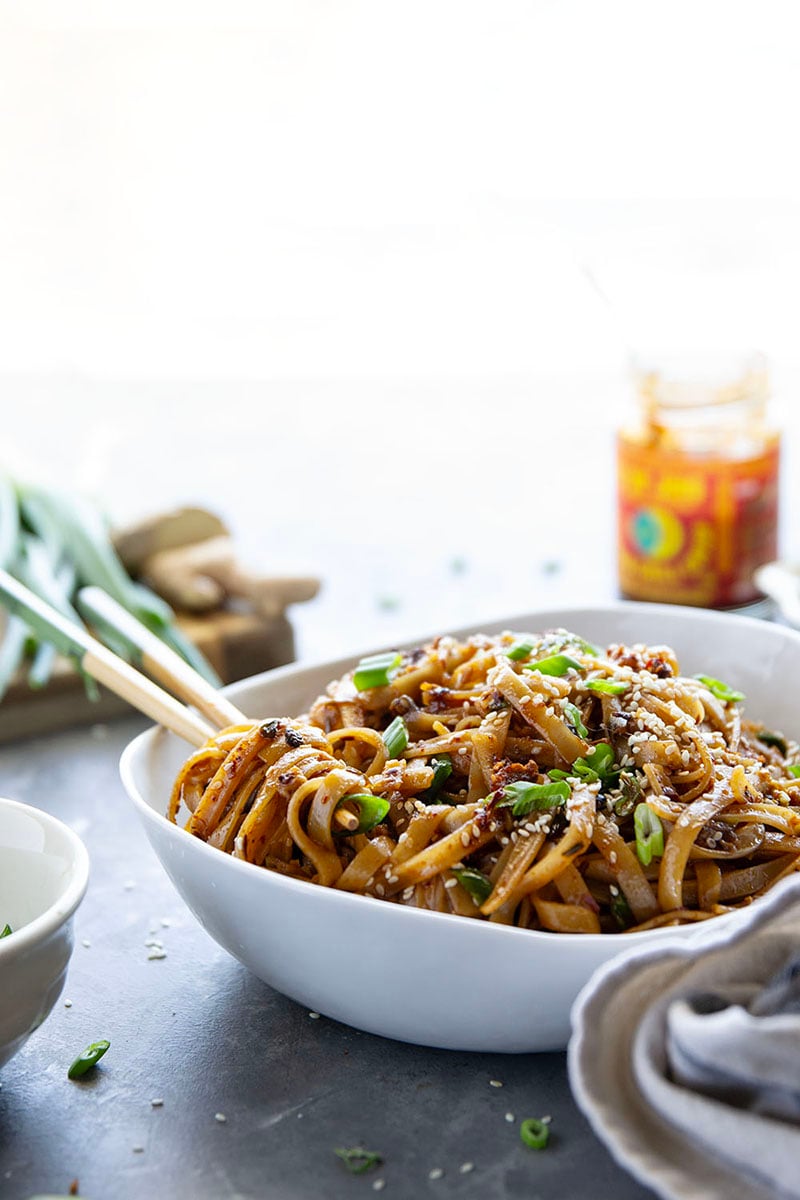 Ginger Chili Crisp Noodles