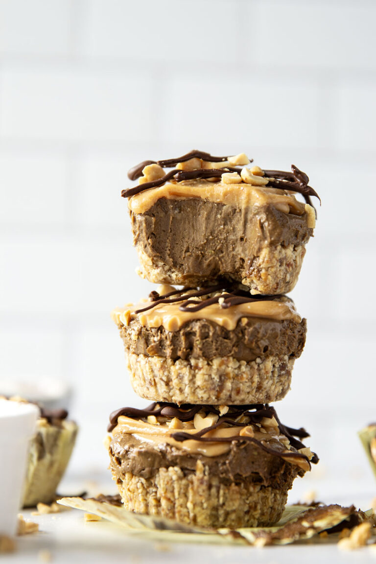 High Protein Frozen Chocolate Mousse Cups