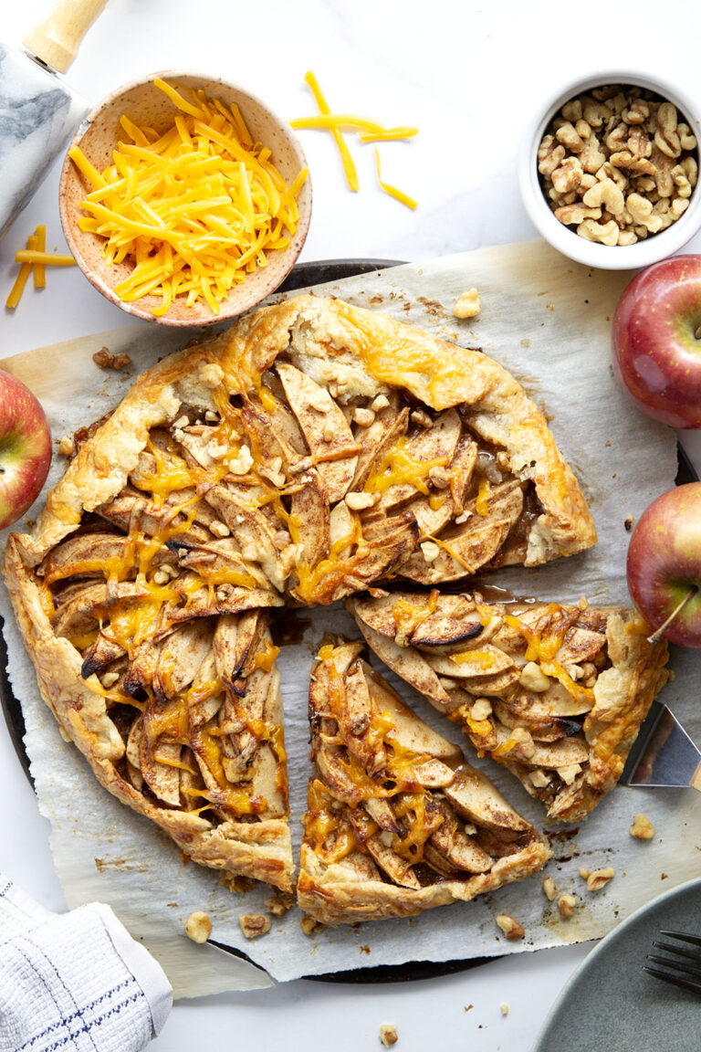 Cheddar Apple Galette