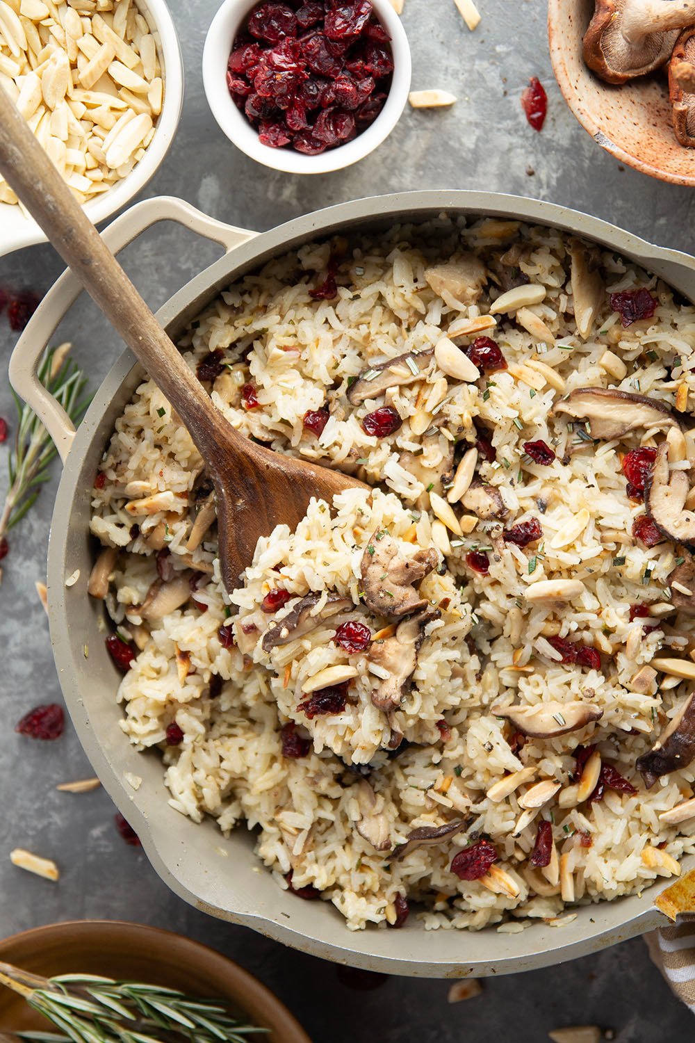 Wild Mushroom Rice Pilaf