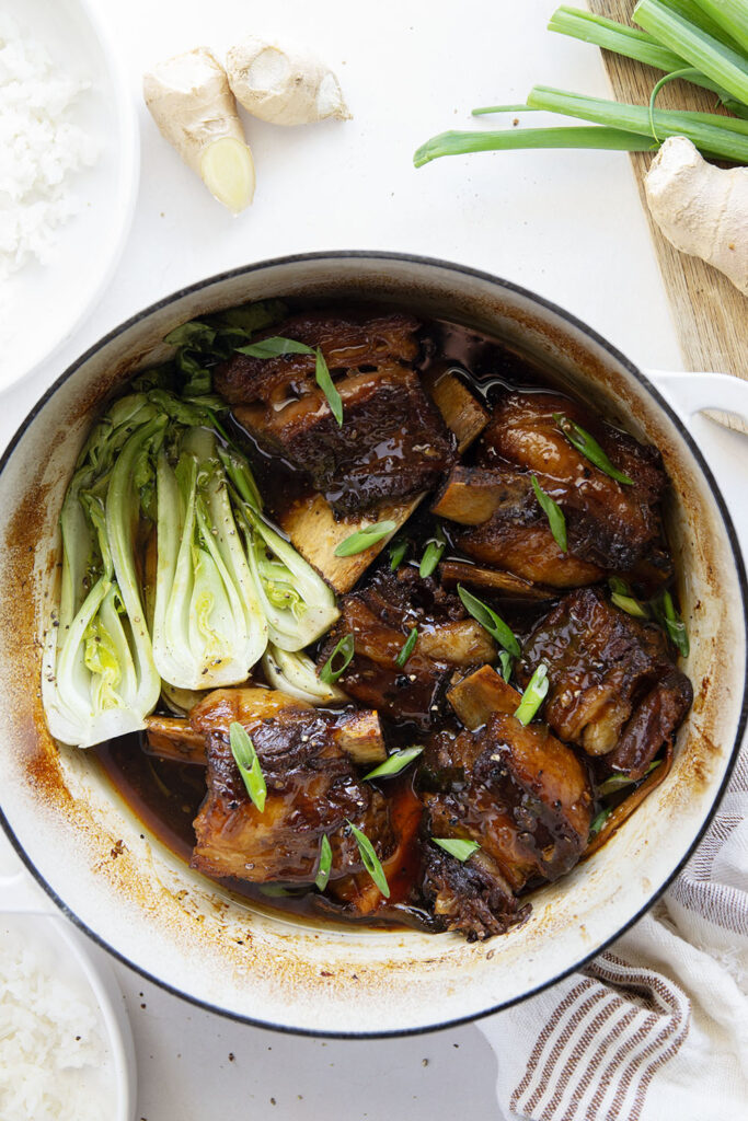 Ginger Soy Braised Short Ribs
