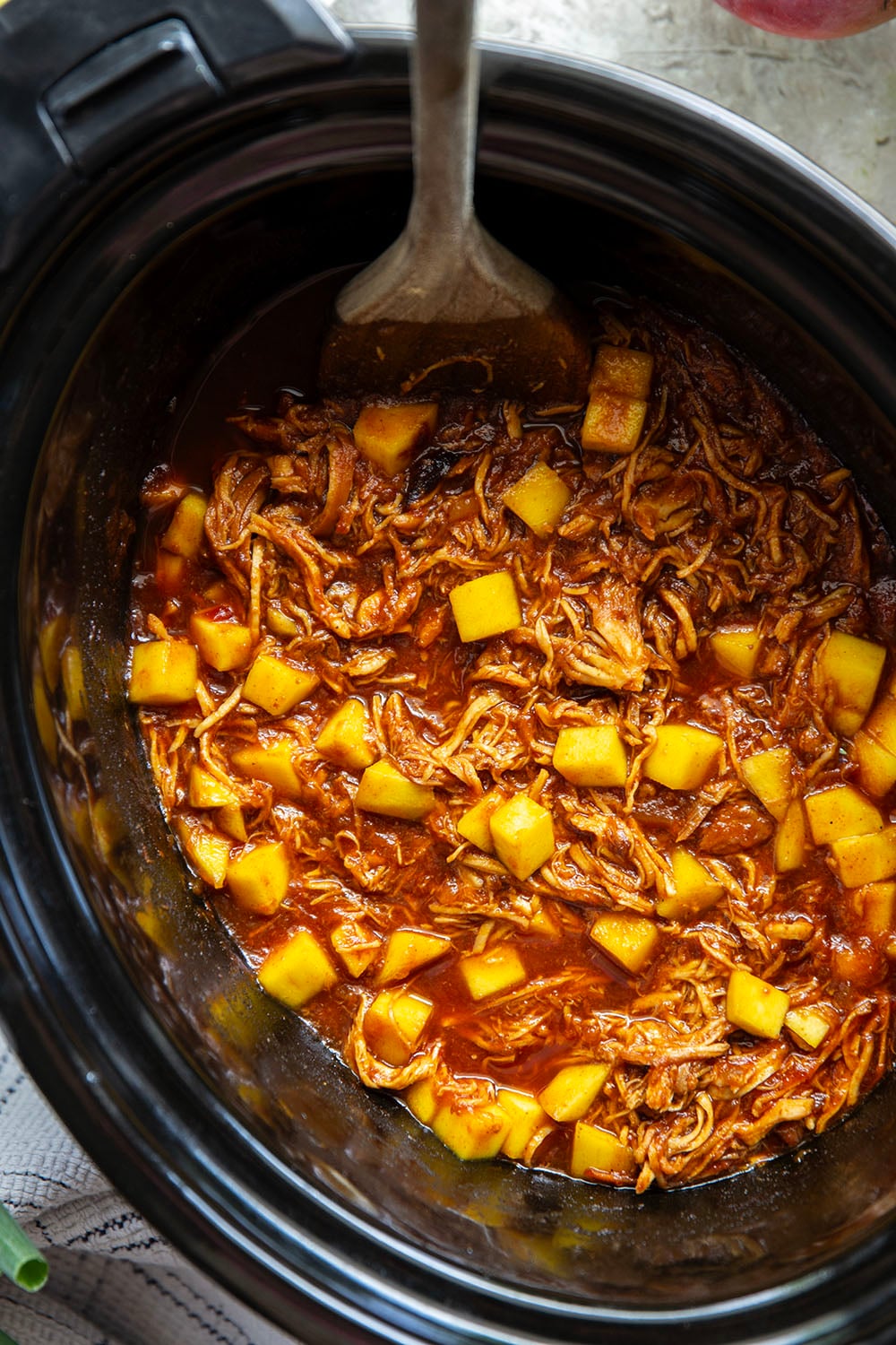 Pulled Mango BBQ Chicken